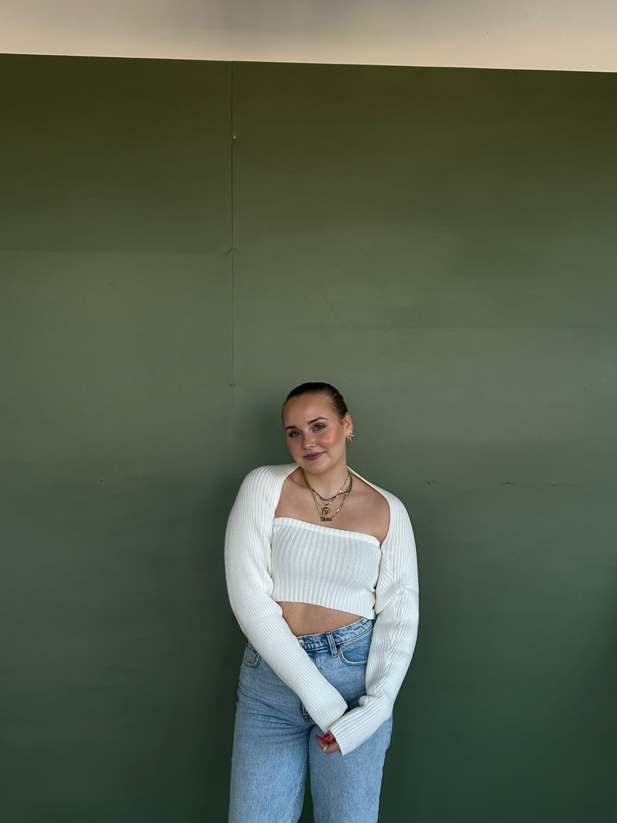 AIMEE TWO PIECE TOP (WHITE) – Miabella